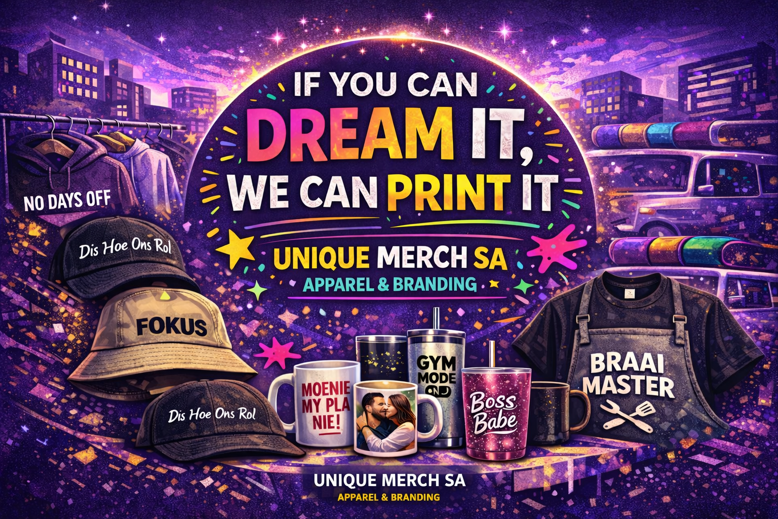 Unique Merch SA | Apparel & Branding