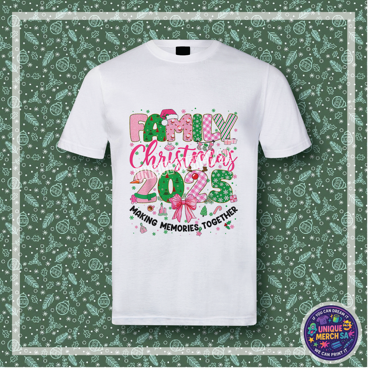 Short Sleeve T-Shirt - Christmas Crew - Family Christmas 2025 20 ...