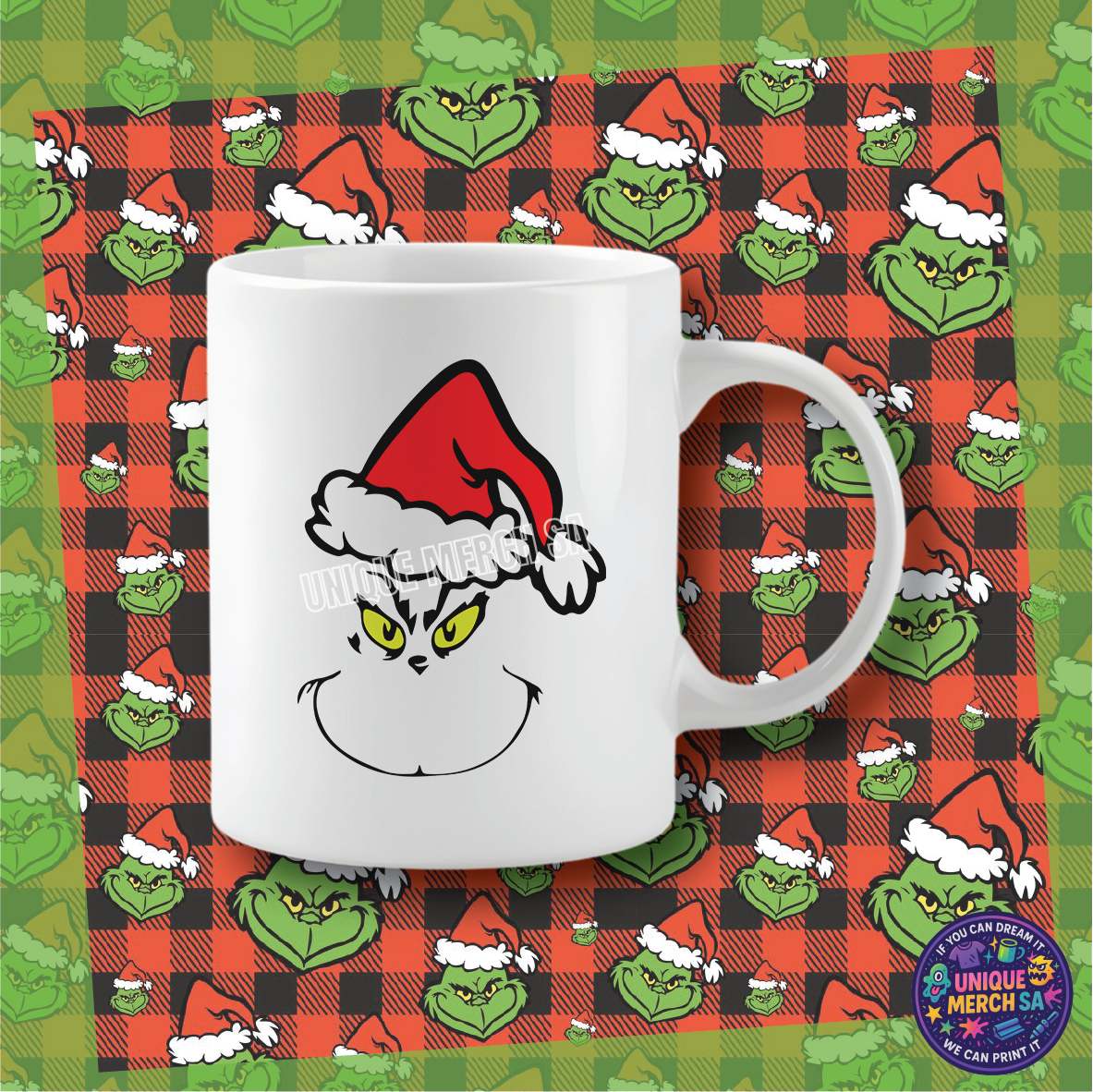 Mugs - The Grinch - Mr. Grinch Face – Unique Merch SA