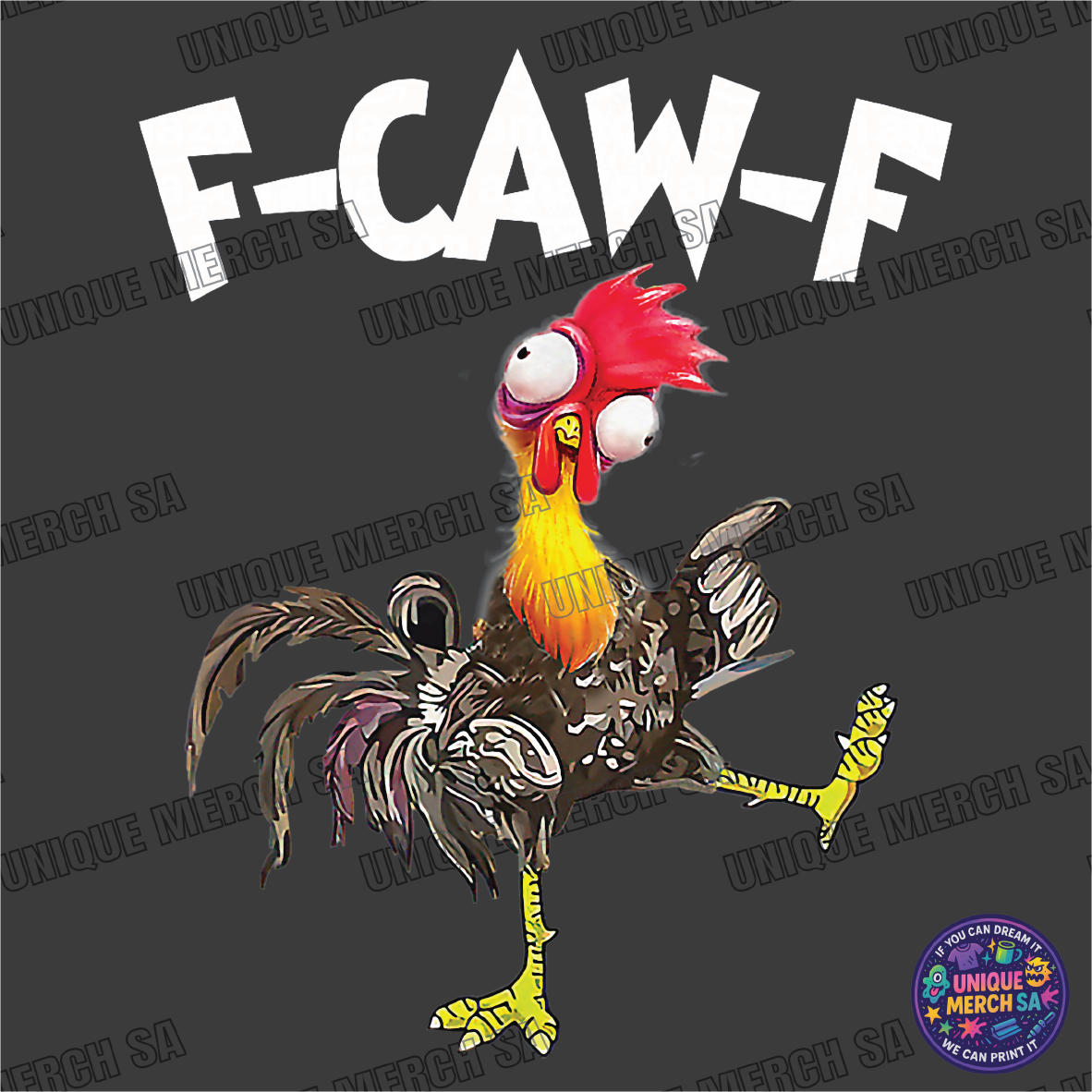 DTF Transfer - FCAWF - Chicken 10 – Unique Merch SA