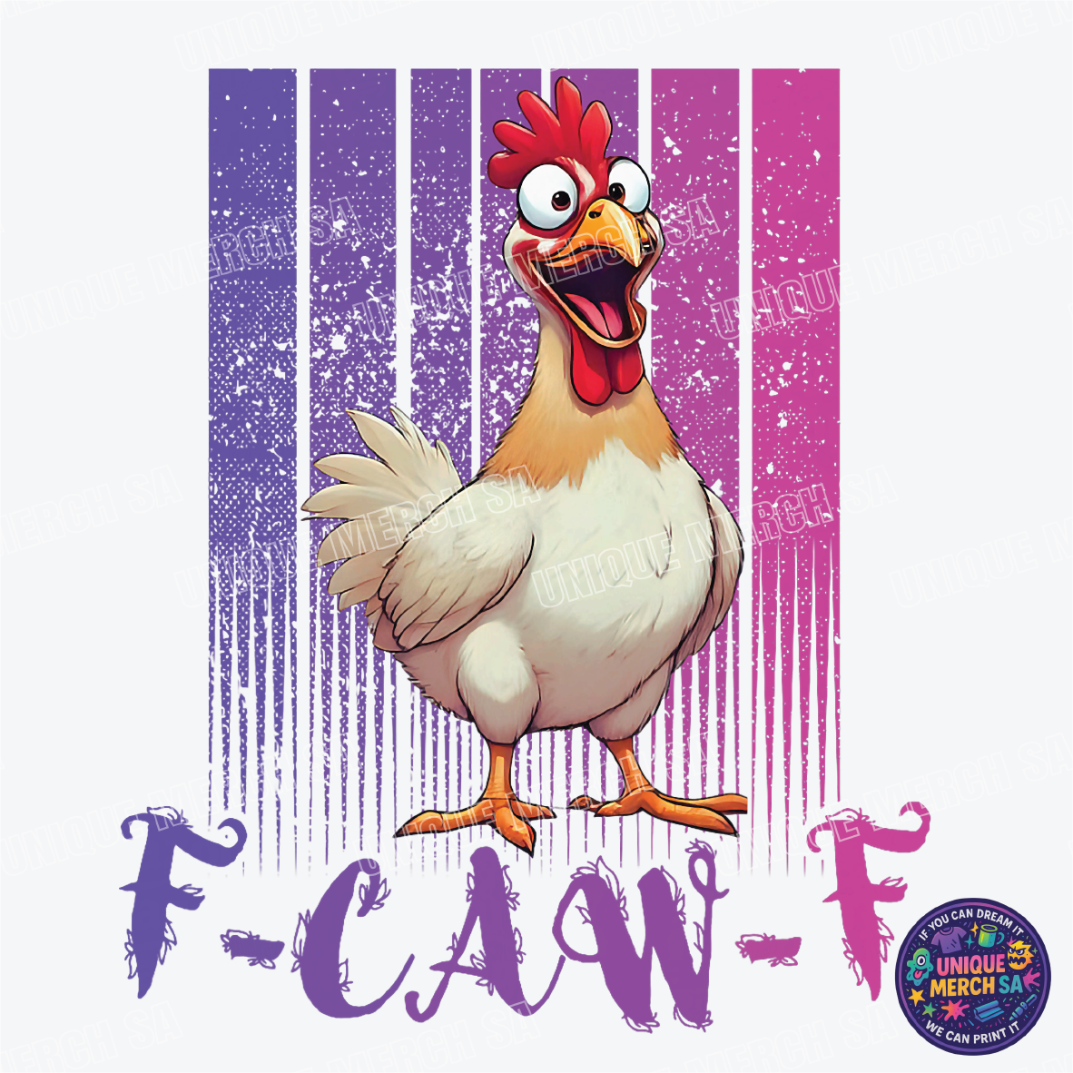 DTF Transfer - FCAWF - Chicken 14 – Unique Merch SA